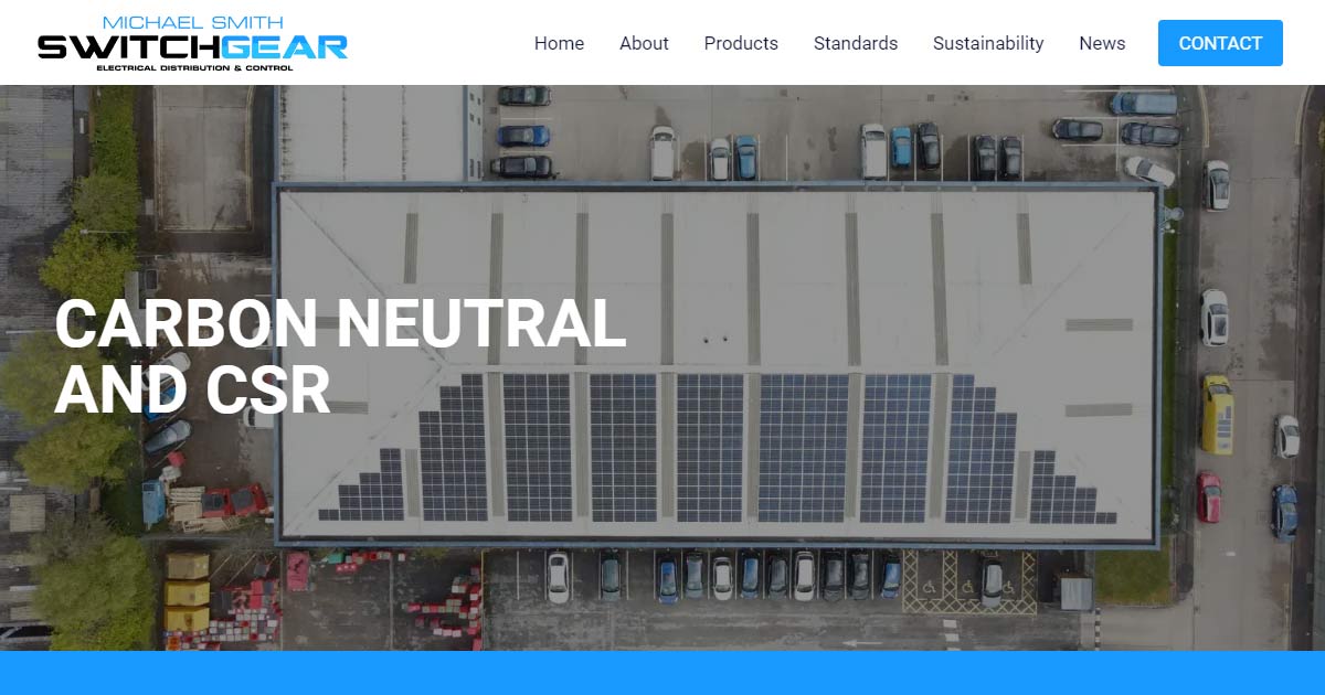 Sustainable Switchgear - Michael Smith Switchgear Ltd