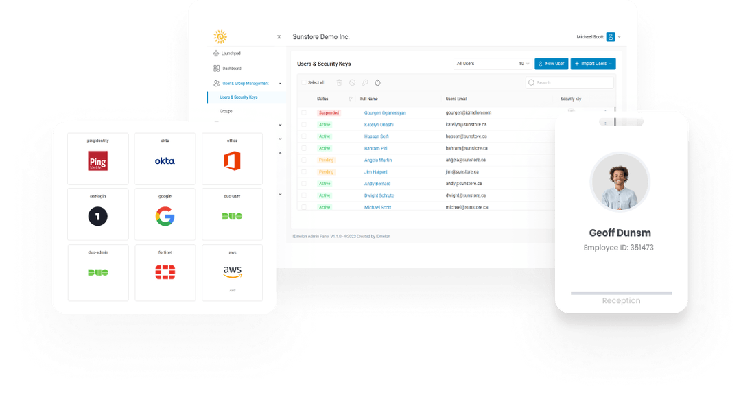 IDmelon Pairing Tool Software for Passwordless Logins