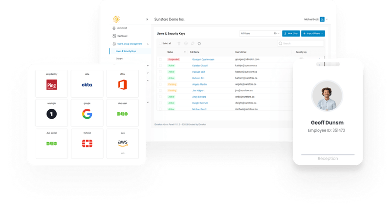IDmelon Pairing Tool Software for Passwordless Logins