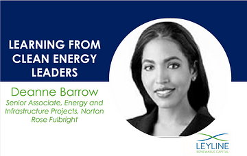 Interview with Deanne Barrow, Senior Associate, Energy and ...