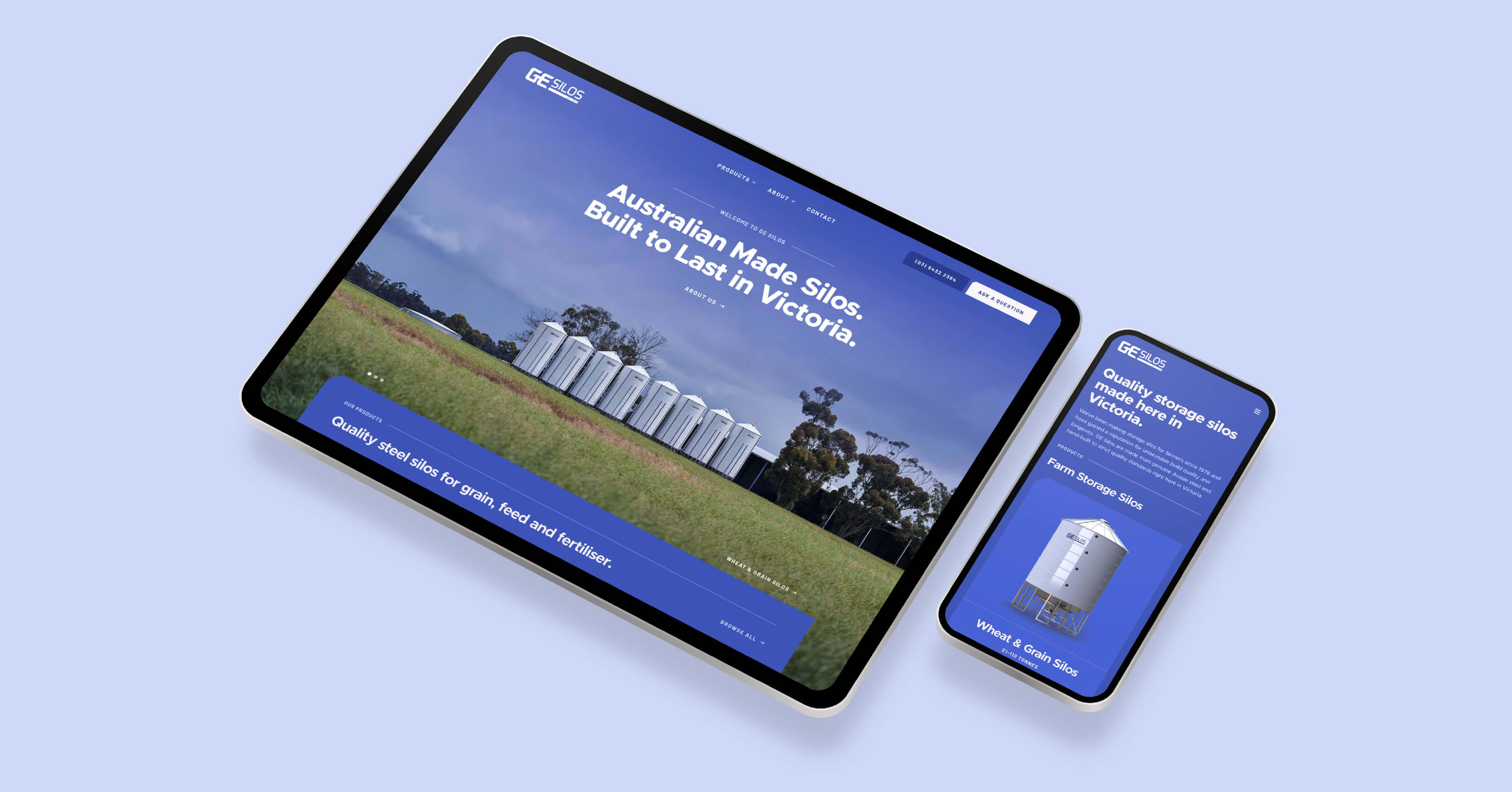 GE Silos Bendigo Custom Web Design | Creative Revolution
