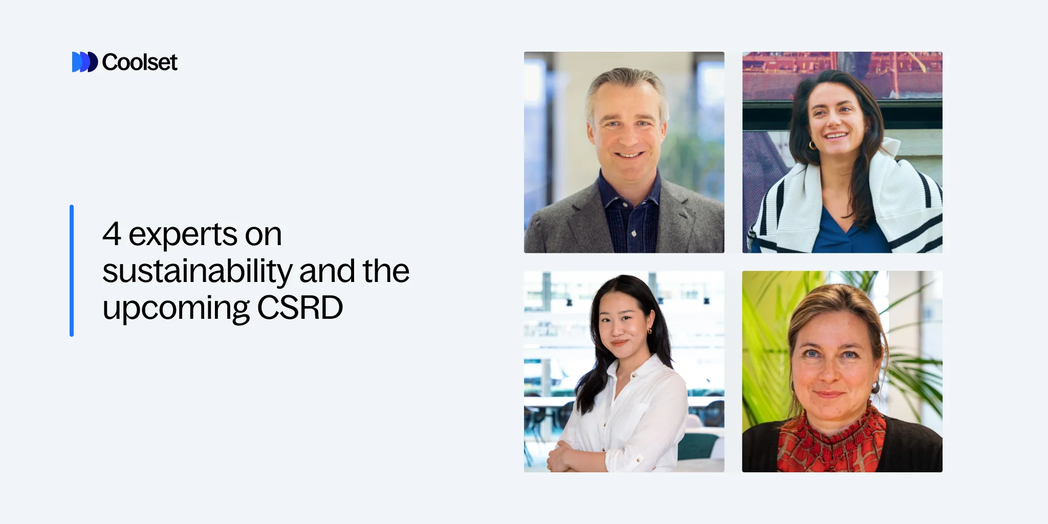 4 experts on sustainability and the upcoming CSRD