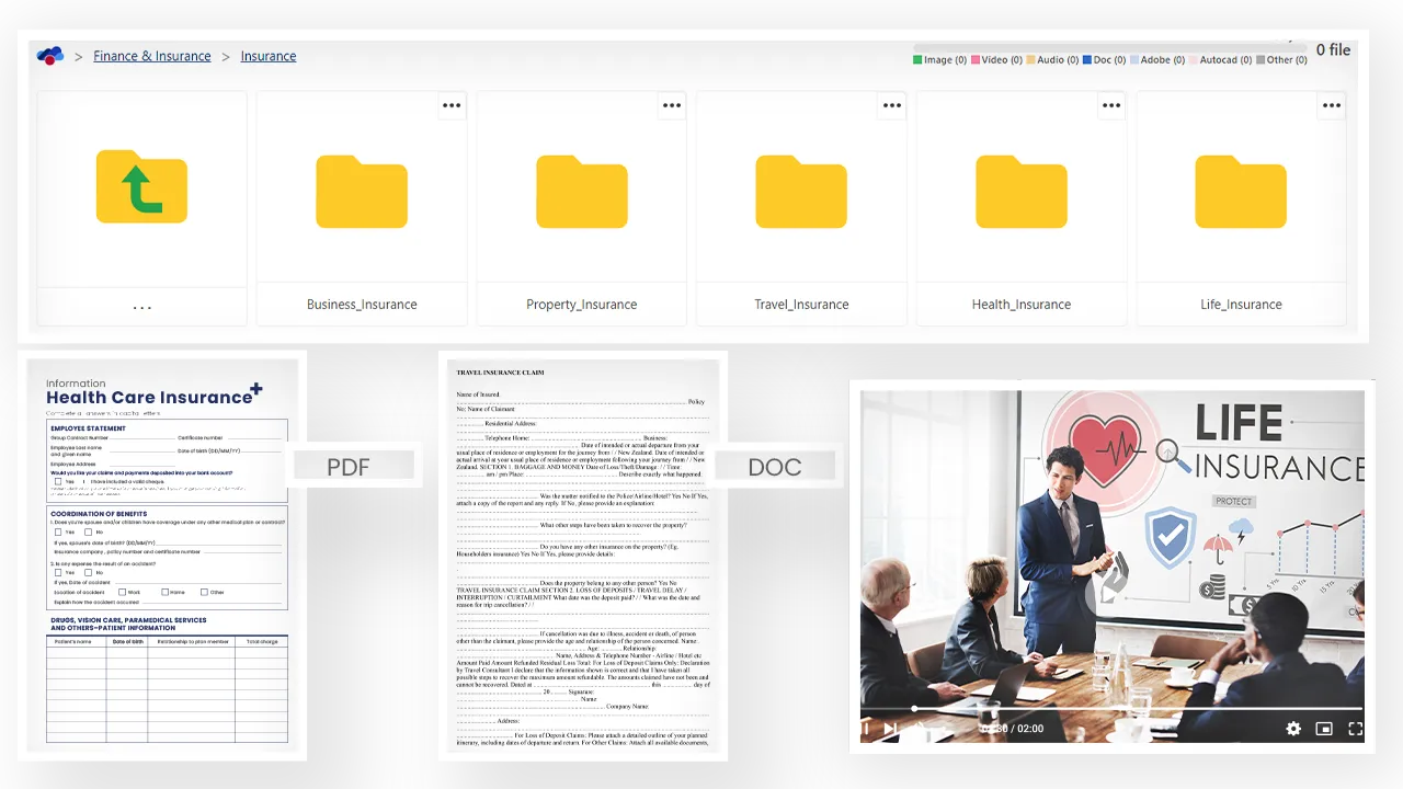 Finance & Insurance - DAM Solutions | ioMoVo Corp