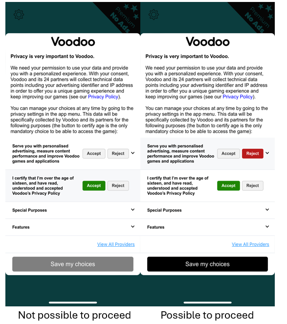 How Top 100 Grossing Games Responded to Google’s CMP Requirements