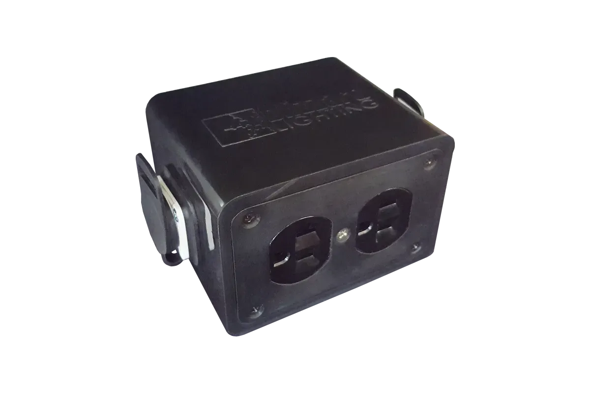 Drop-PC™ 4x Outlet Stage Power Box powerCON-Compatible | Blizzard Lighting