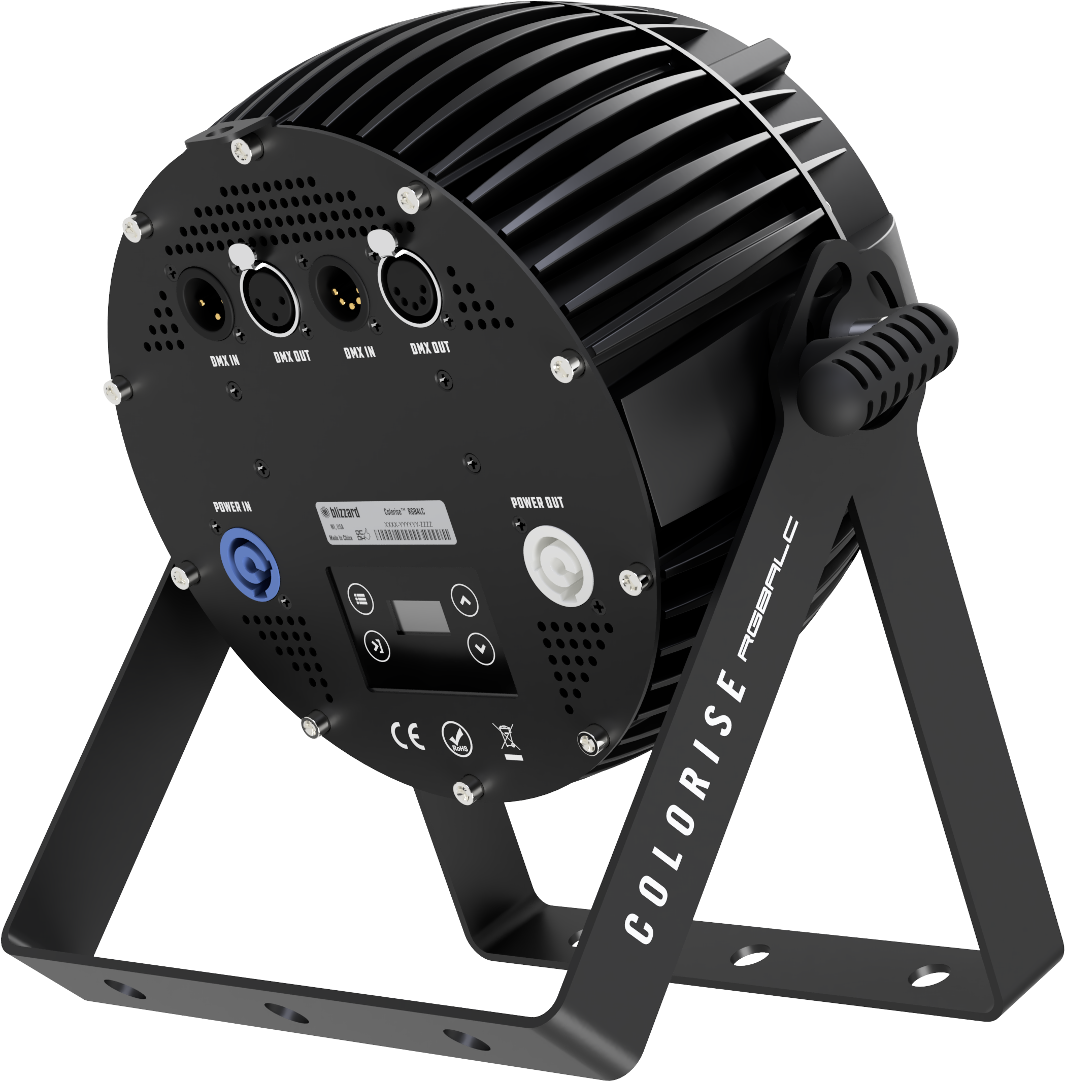 Colorise™ RGBALC 7x 20W RGBALC 6-in-1 Wash Light by Blizzard Lighting