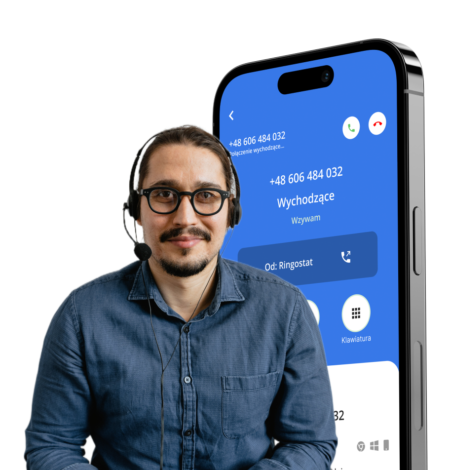Ringostat Smart Phone | Aplikacja do dzwonienia online na komputer i telefon