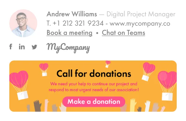 Email Signature Campaigns - Letsignit