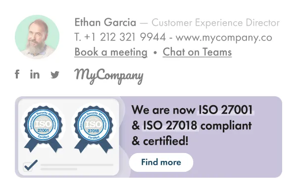 Email Signature Campaigns - Letsignit