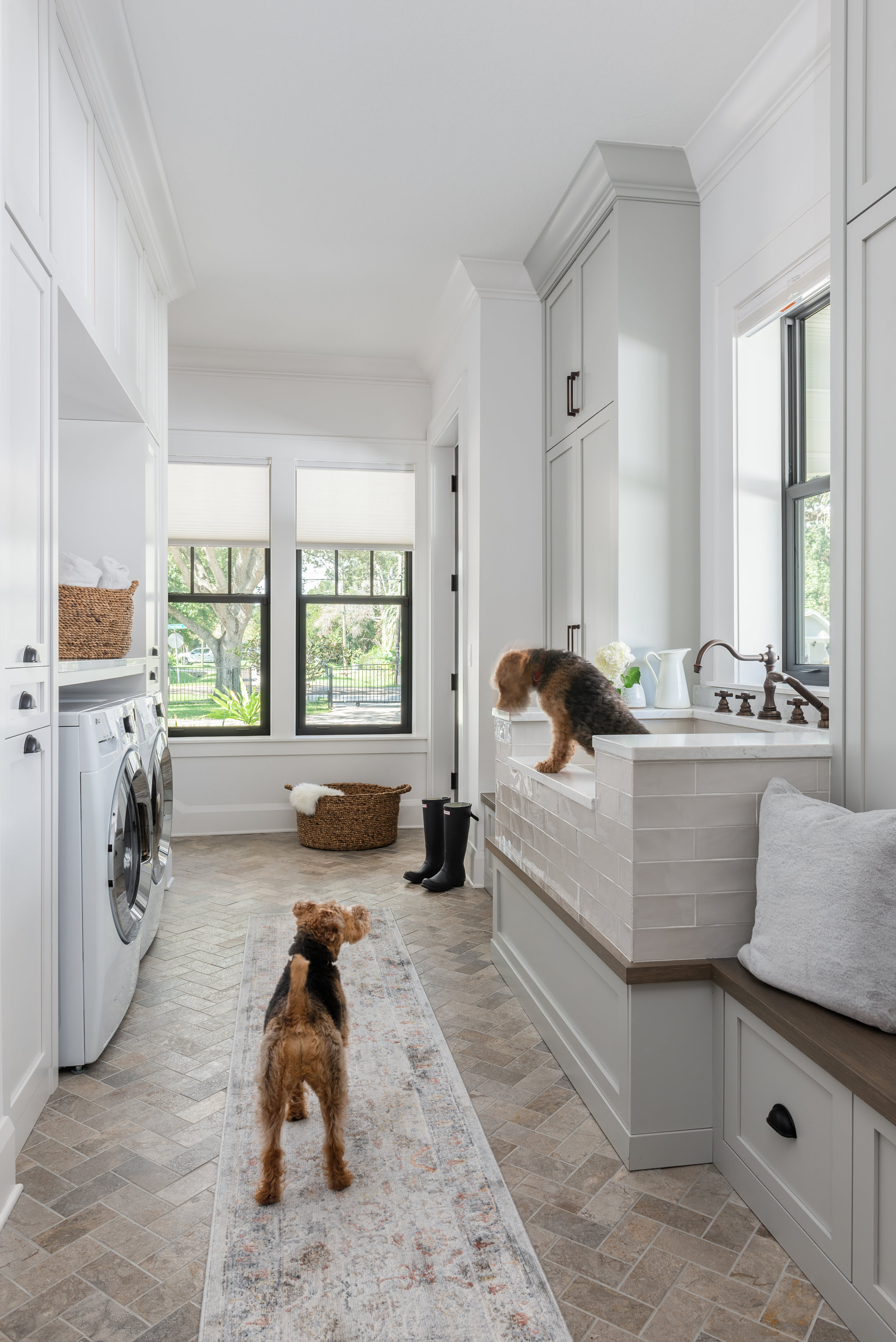 Custom Pet Nook with Bespoke Cabinetry | C & C Cabinets Tampa, FL