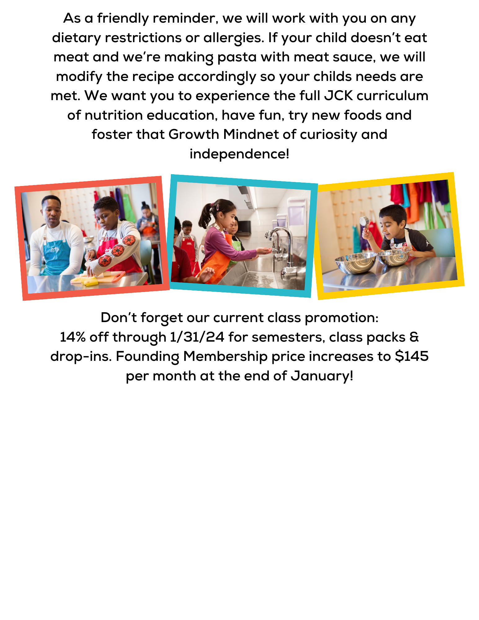 Summer Camp Themes + Details Announced - Junior Chefs Kitchen