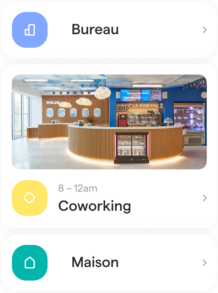 Votre application travail hybride et flex office | worklib
