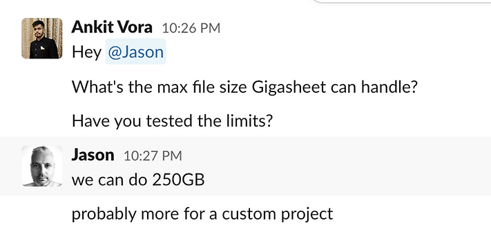 Testing The Limits– Uploading a Massive 140+ GB File to Gigasheet
