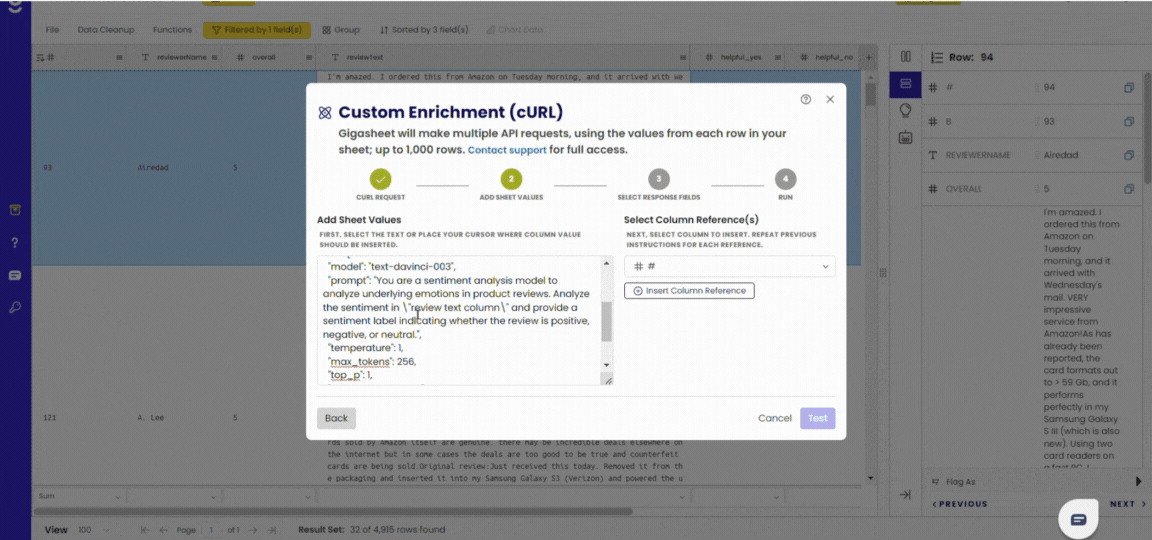 Using Open AI for Sentiment Analysis