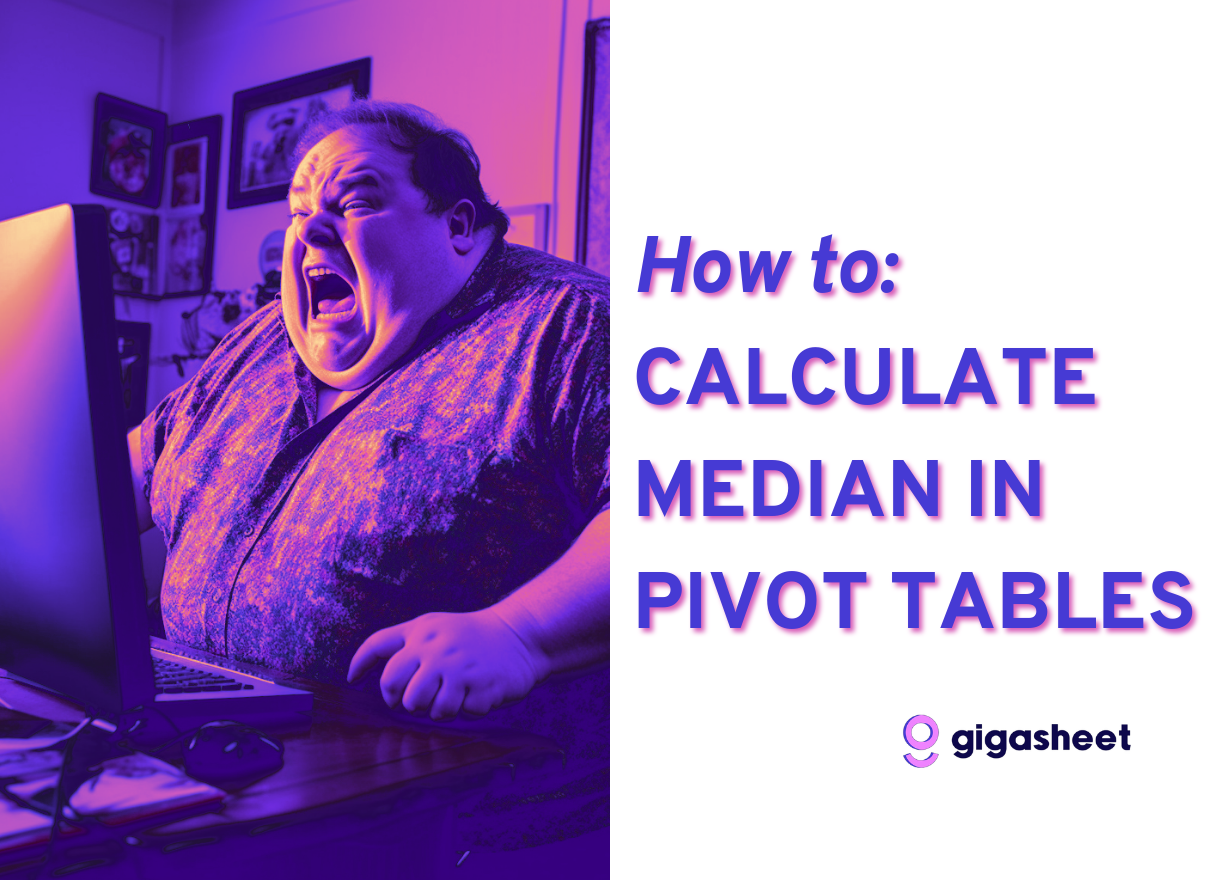 How to Calculate Median in an Excel Pivot Table