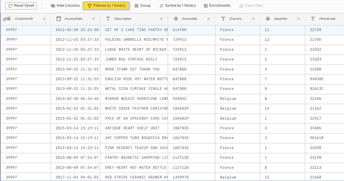 How to Effortlessly Filter Large Datasets Using Gigasheet