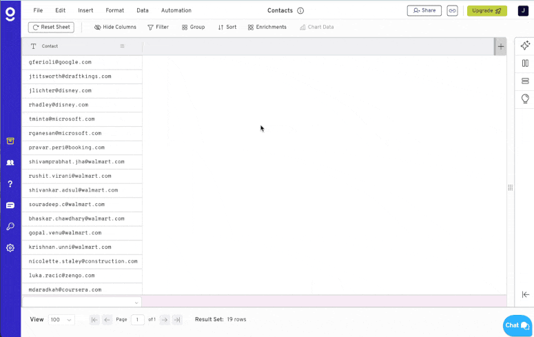 Get Phone Number From Email Address | Popular Tools | Gigasheet