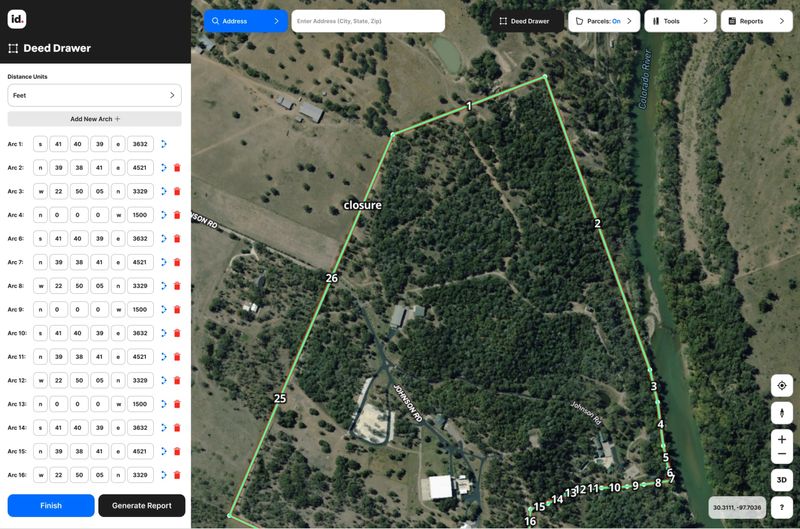Deed plotting | Precision Plotting Right From Your Desktop