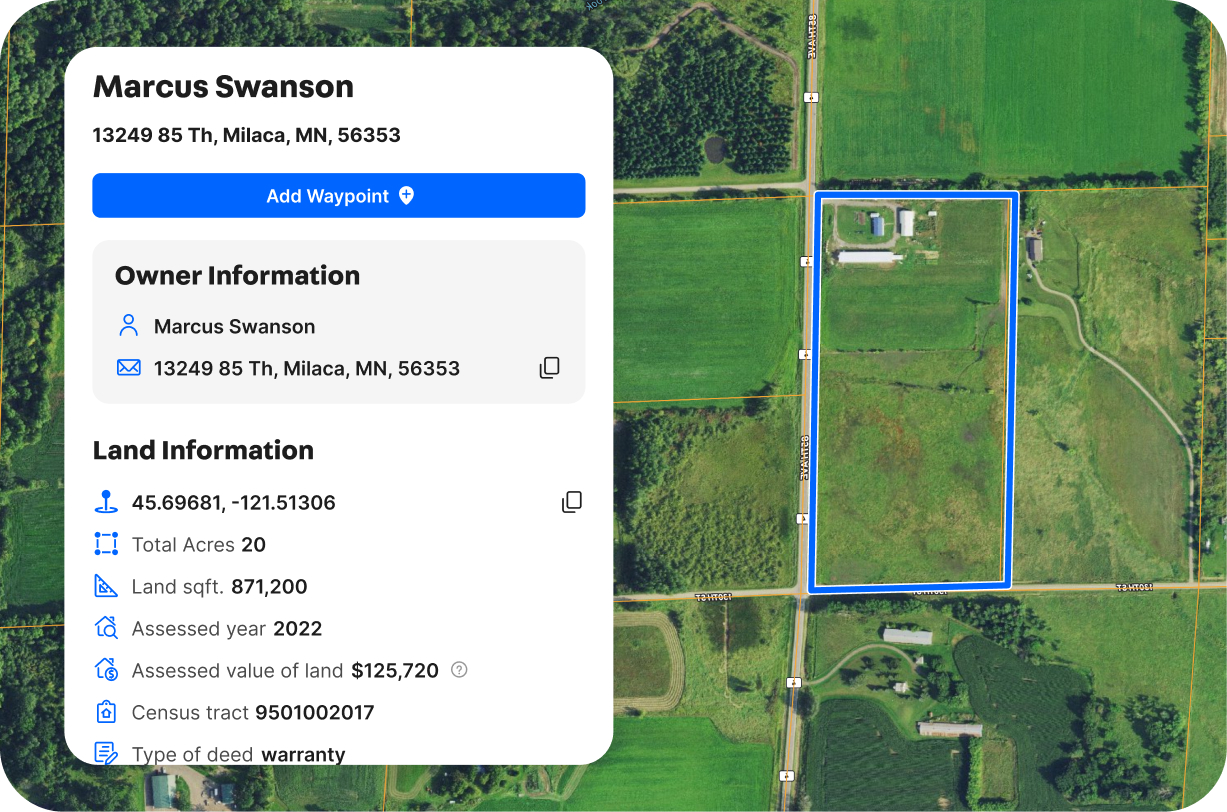 The All-New Land id™ Property Info Card