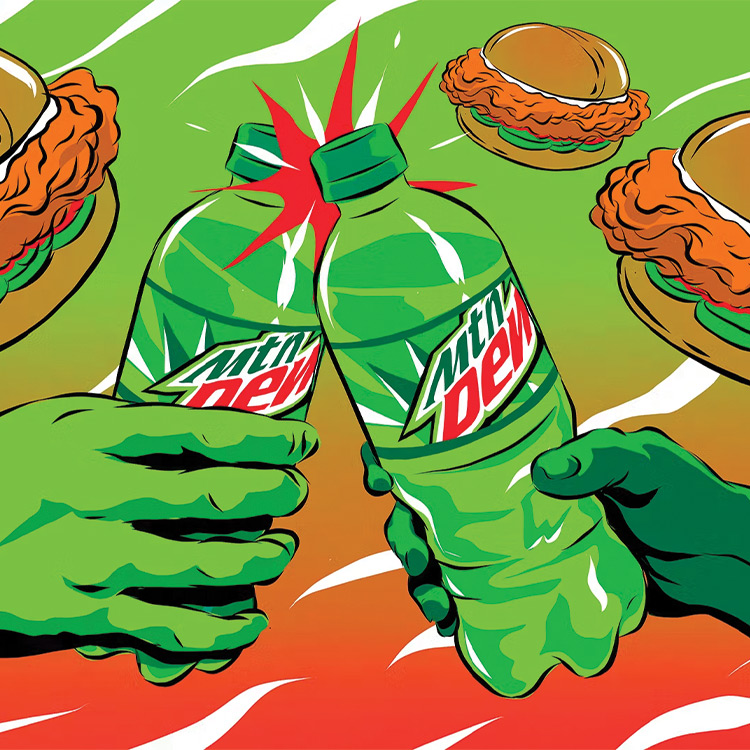 Mountain Dew Animation for 'Kentucky Bottled'