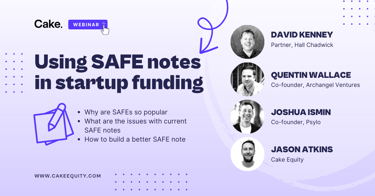 Using SAFE notes in startup funding