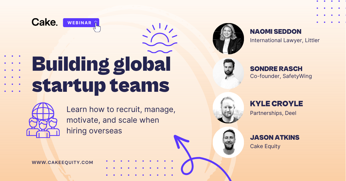 Building your global startup team