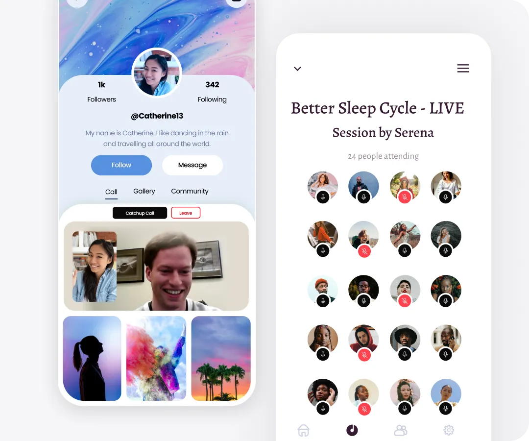 Video SDK for buidling interactive social platform