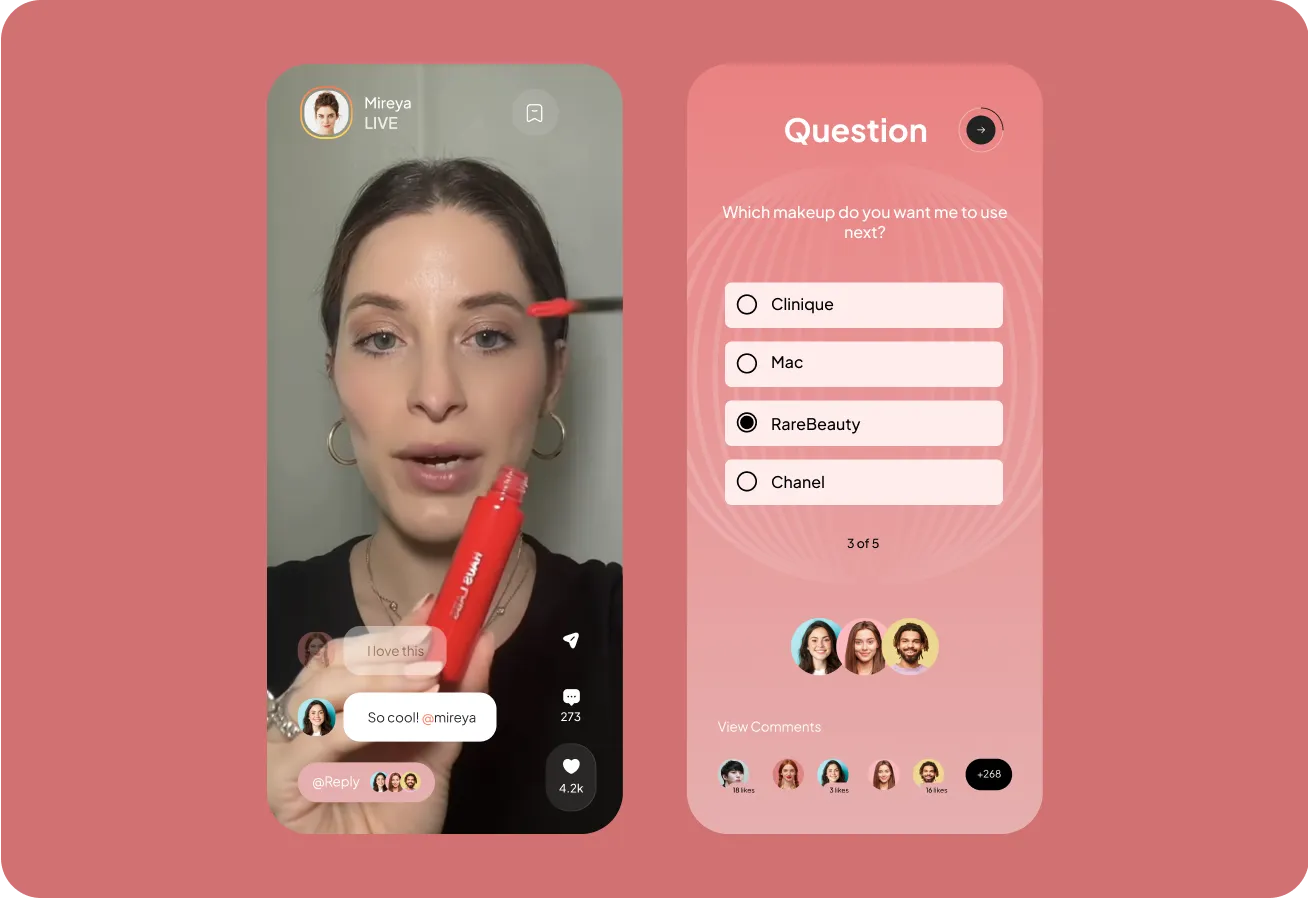 Video SDK for buidling interactive social platform