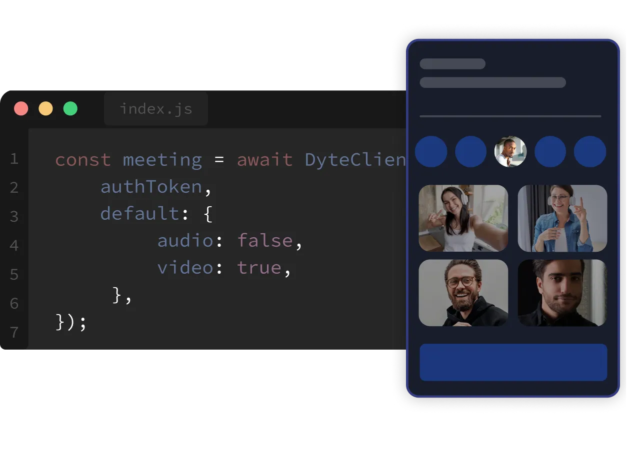 Video SDK for buidling interactive social platform