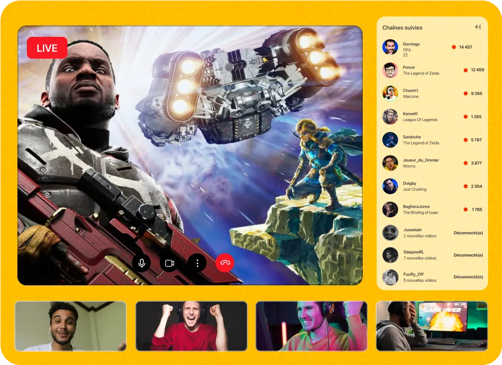 Video SDK for adding live video and chat into your games