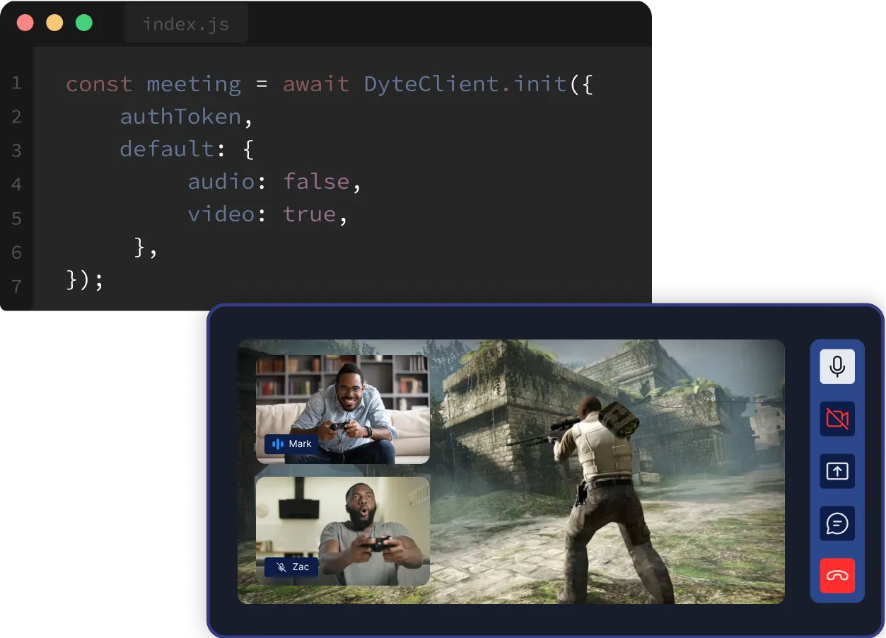 Video SDK for adding live video and chat into your games