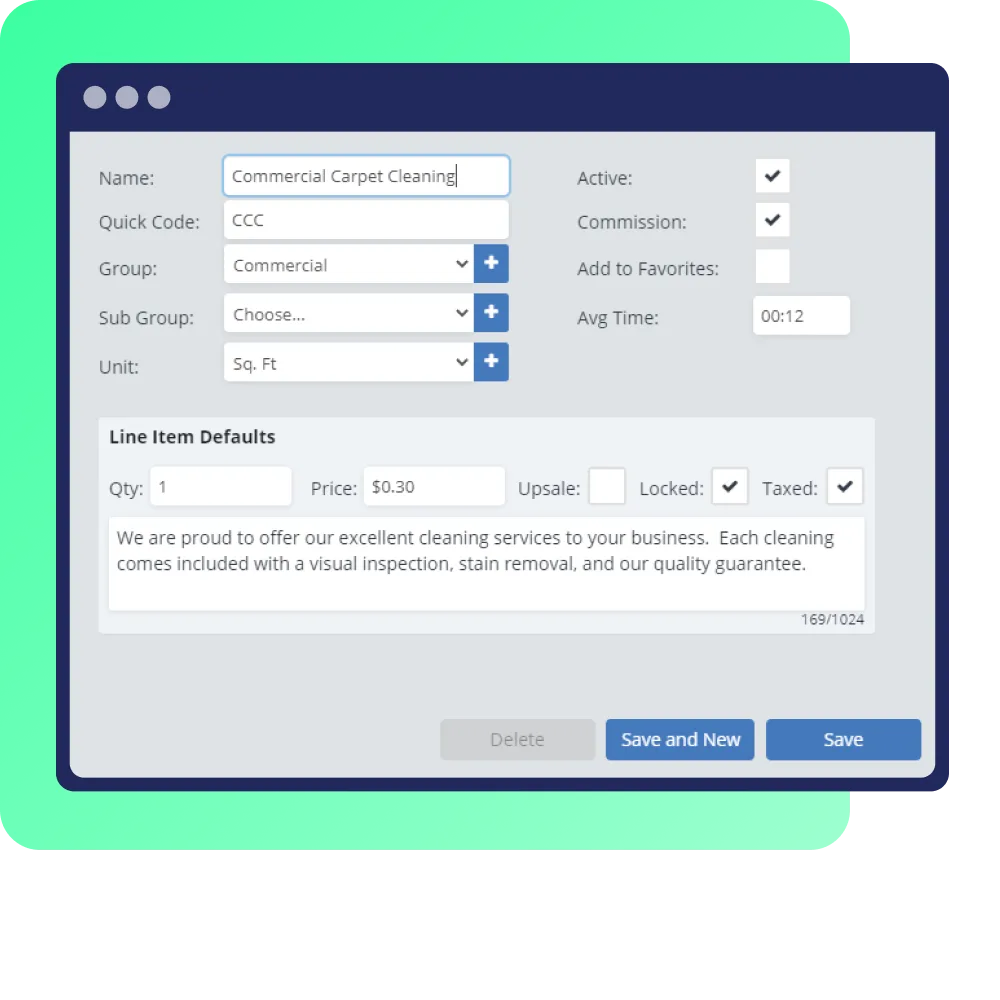 Price List Management - Service Business Software