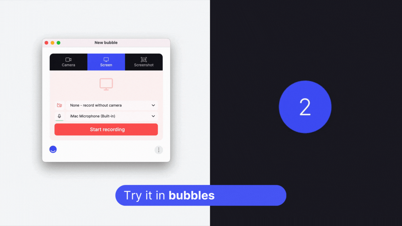 How to give feedback on a presentation - Bubbles