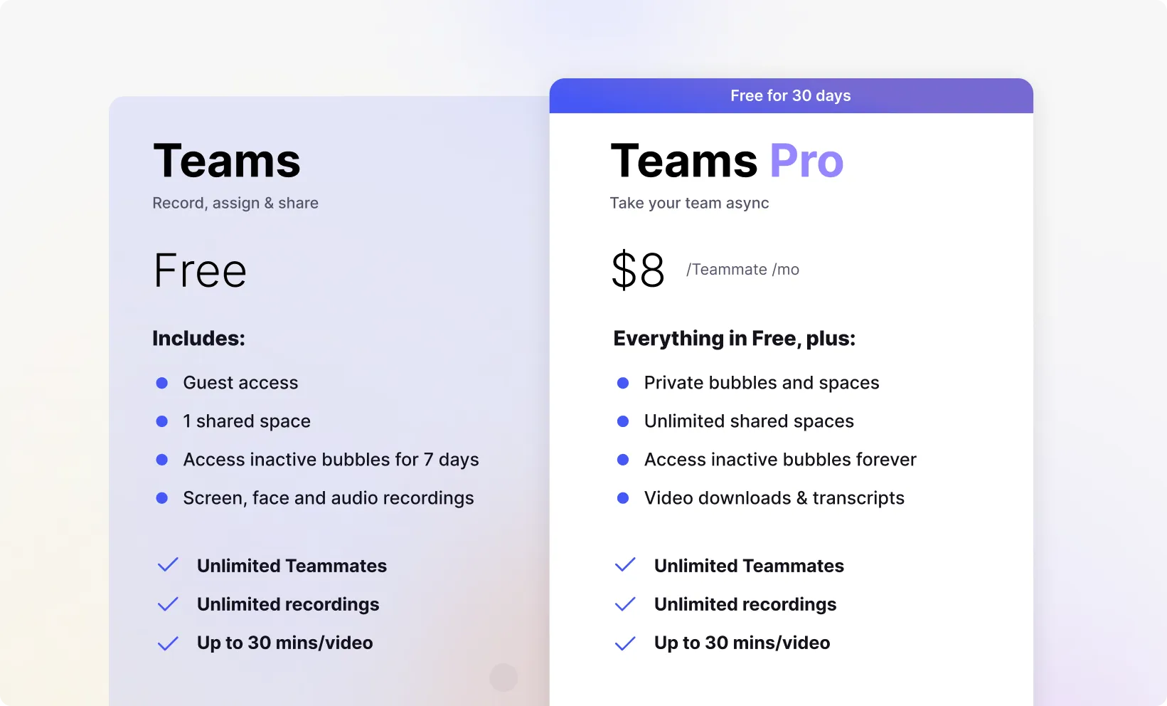 Introducing Bubbles for Teams - Bubbles