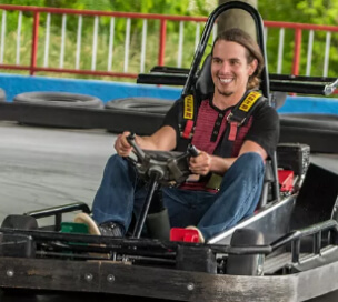 Go Kart Racing At SpeedZone Fun Park in Pigeon Forge, TN