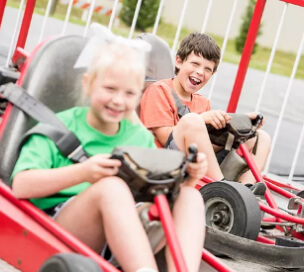 Go Kart Racing At SpeedZone Fun Park in Pigeon Forge, TN