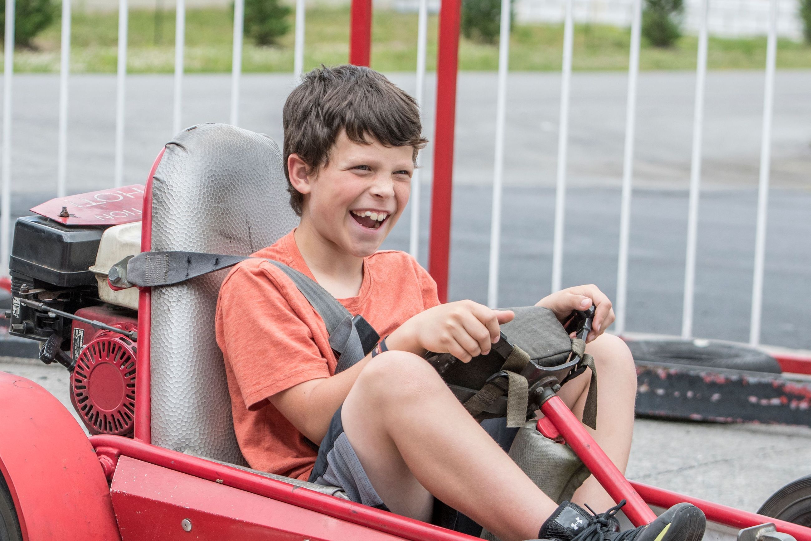 Go Kart Racing At SpeedZone Fun Park in Pigeon Forge, TN