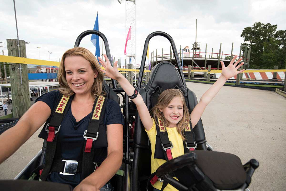 Go Kart Racing At SpeedZone Fun Park in Pigeon Forge, TN