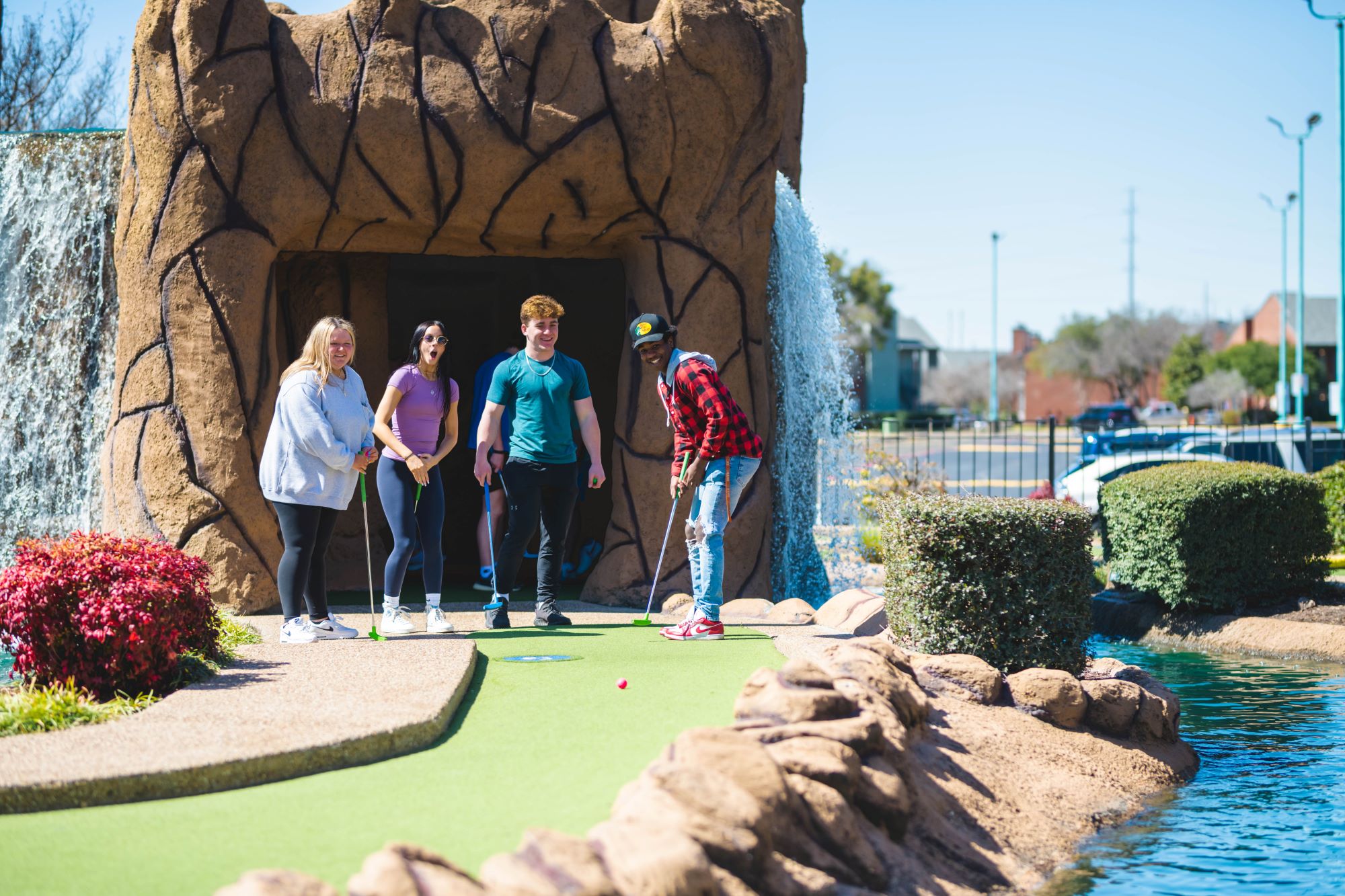 Mini-Golf at Celebration Station in Mesquite, TX