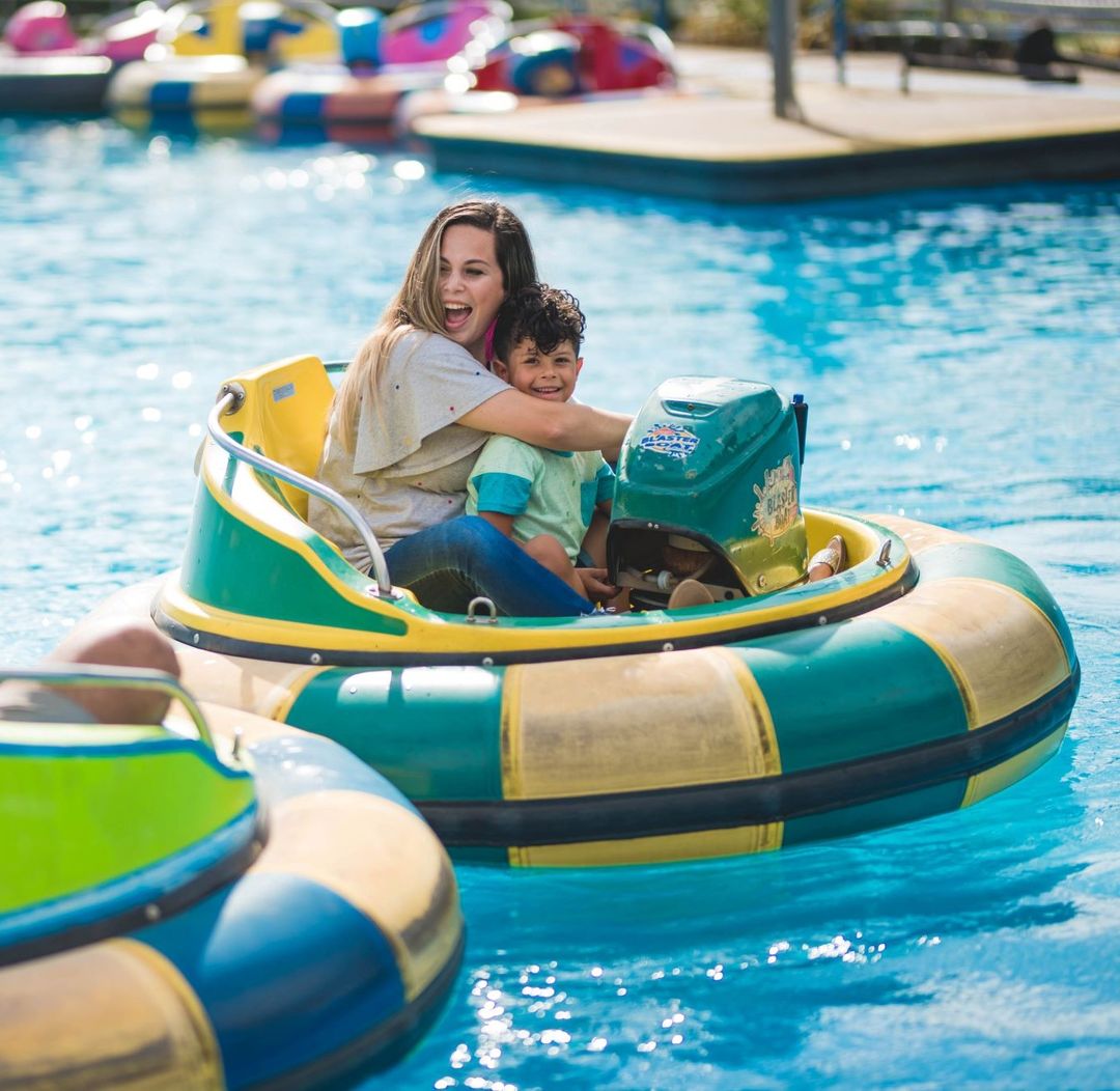 Bumper Boats at Celebration Station in Mesquite, TX