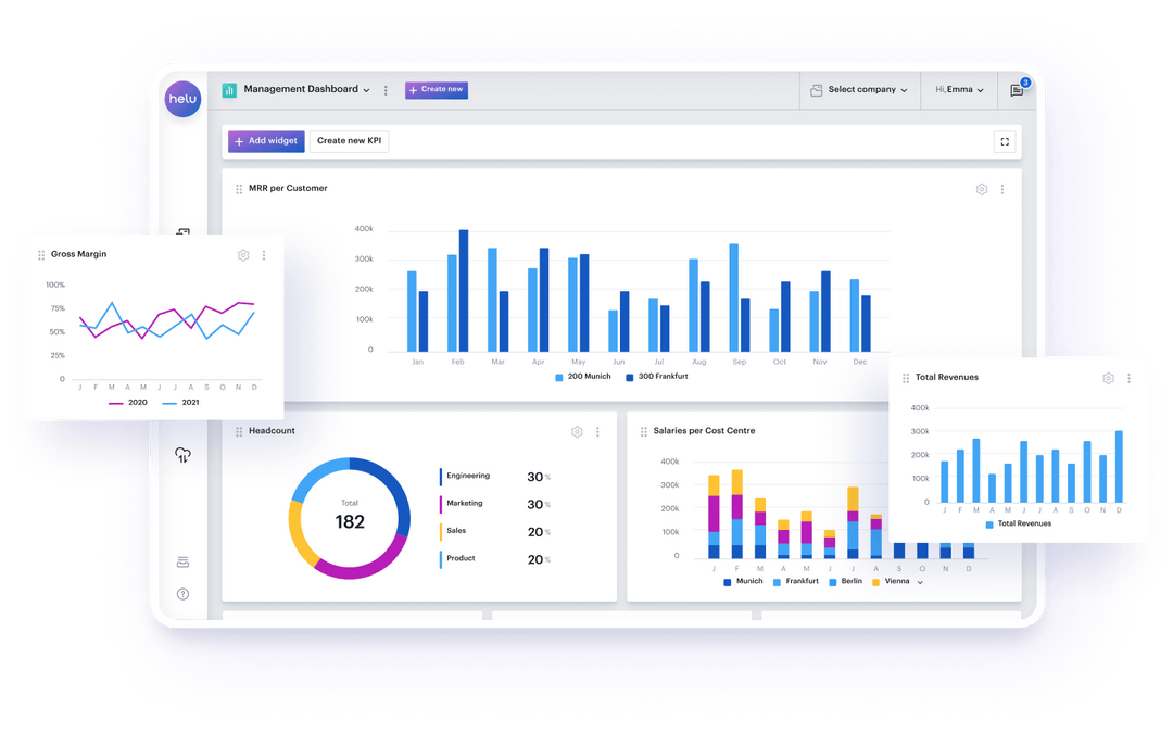 Finanzmanagement & Controlling – Einblick in deine DATEV-Daten – Helu