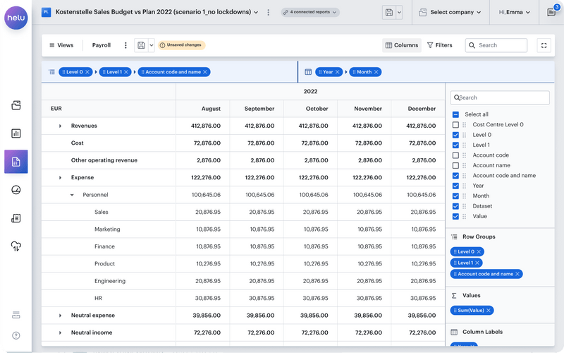 Finanzmanagement & Controlling – Einblick in deine DATEV-Daten – Helu