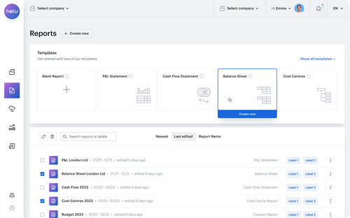 Finanzmanagement & Controlling – Einblick in deine DATEV-Daten – Helu
