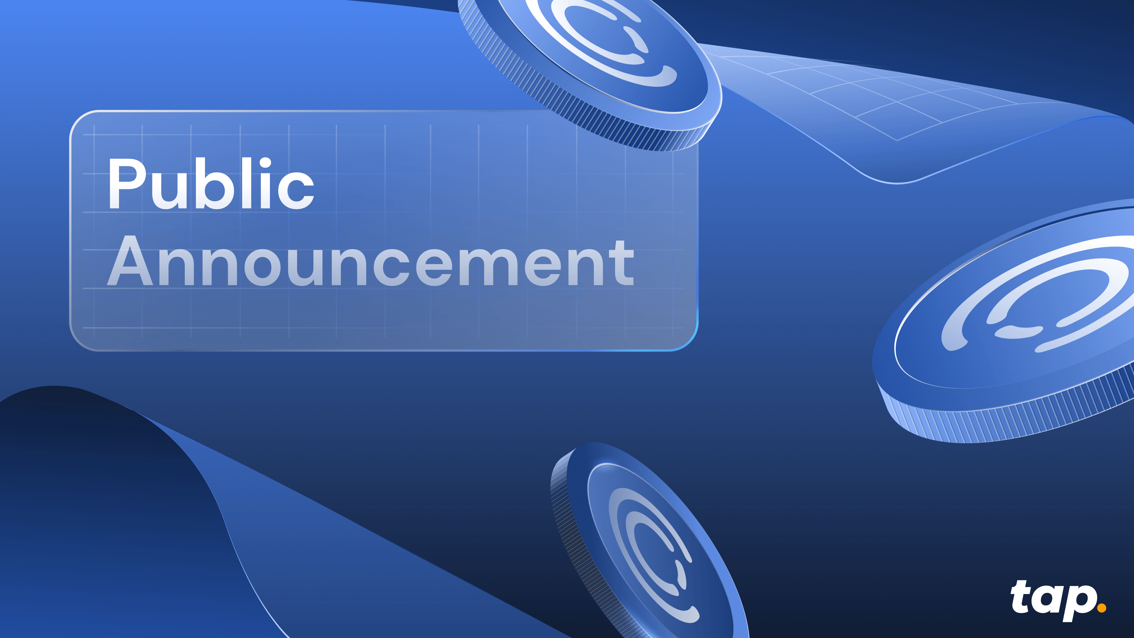 Public Announcement from the Tap Team Regarding Bittrex Global's ...