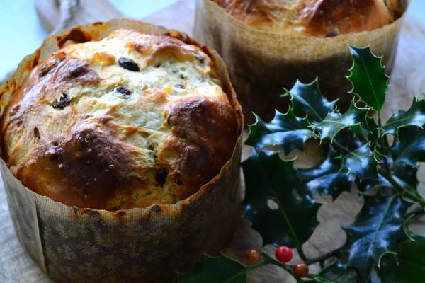 Panettone( Italian Festive bread) + Salzstangen(German bread sticks ...