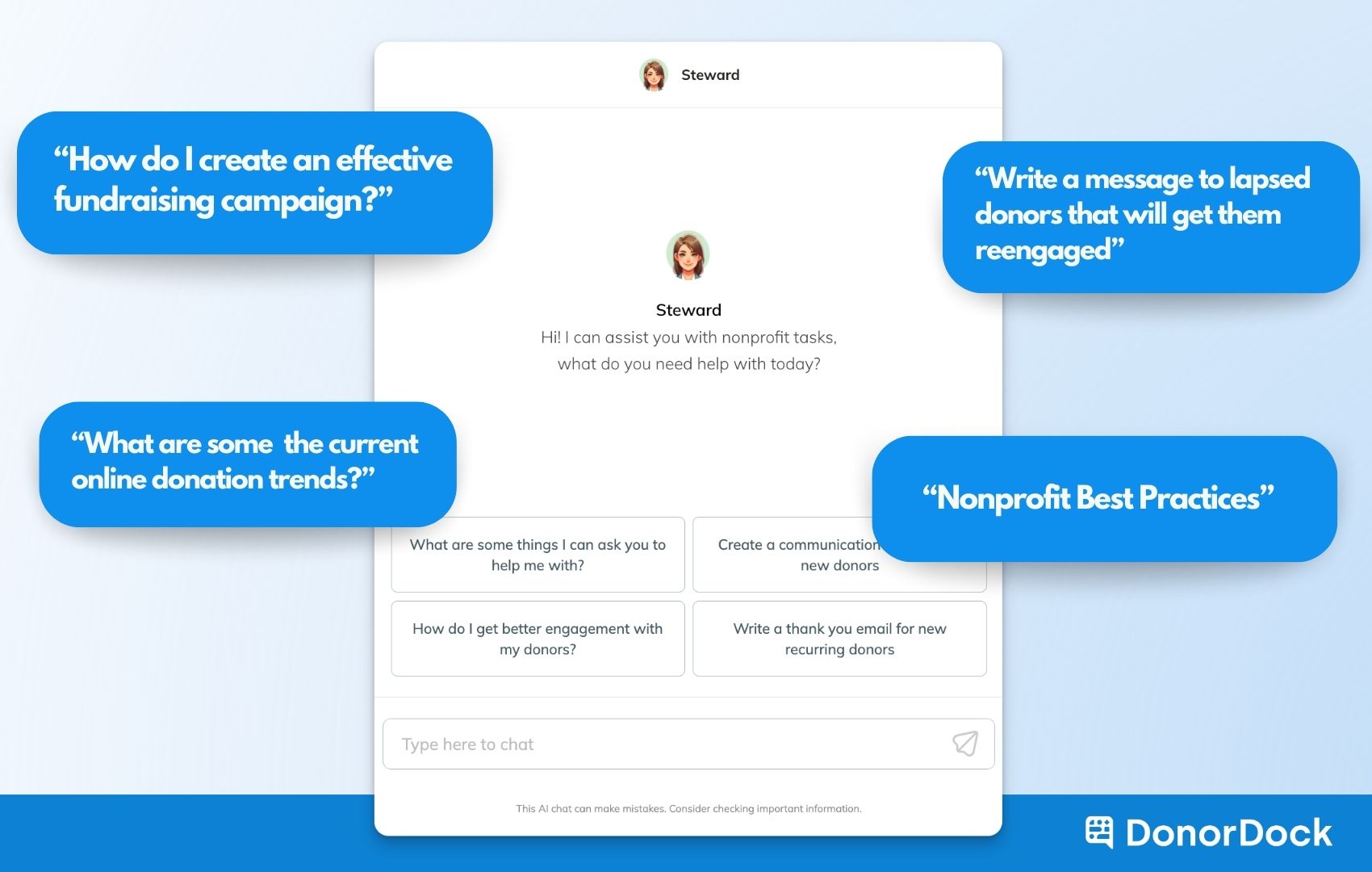 AI Assistant for Nonprofits - Free Tools from DonorDock