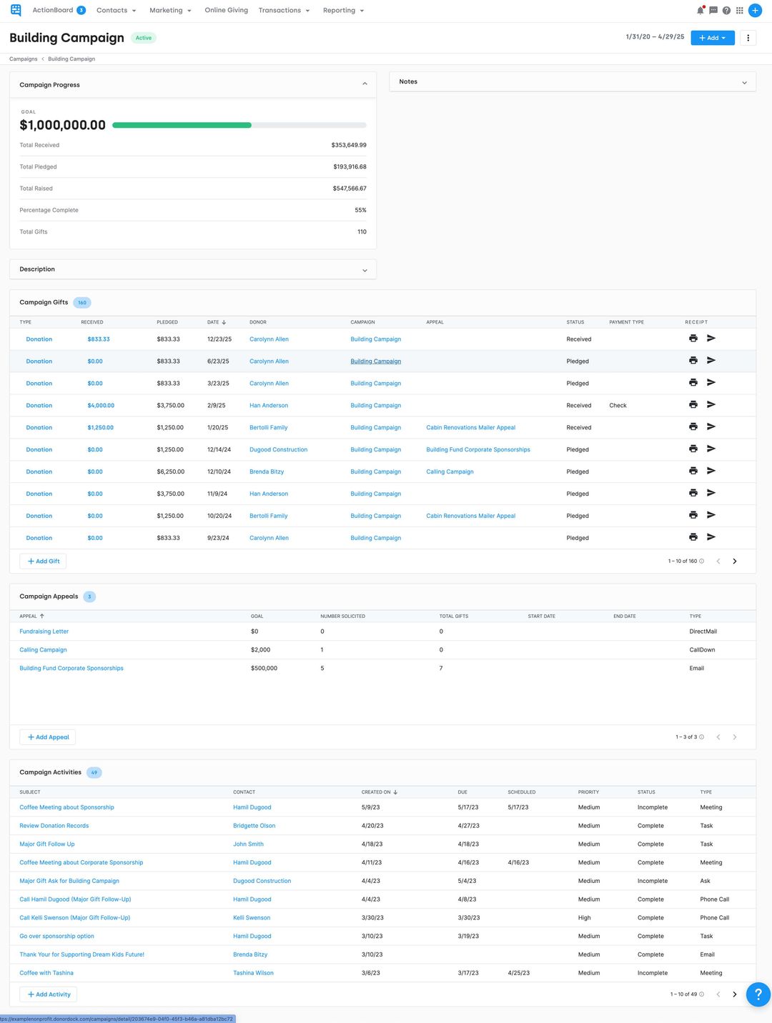 Nonprofit CRM and Donor Management: DonorDock