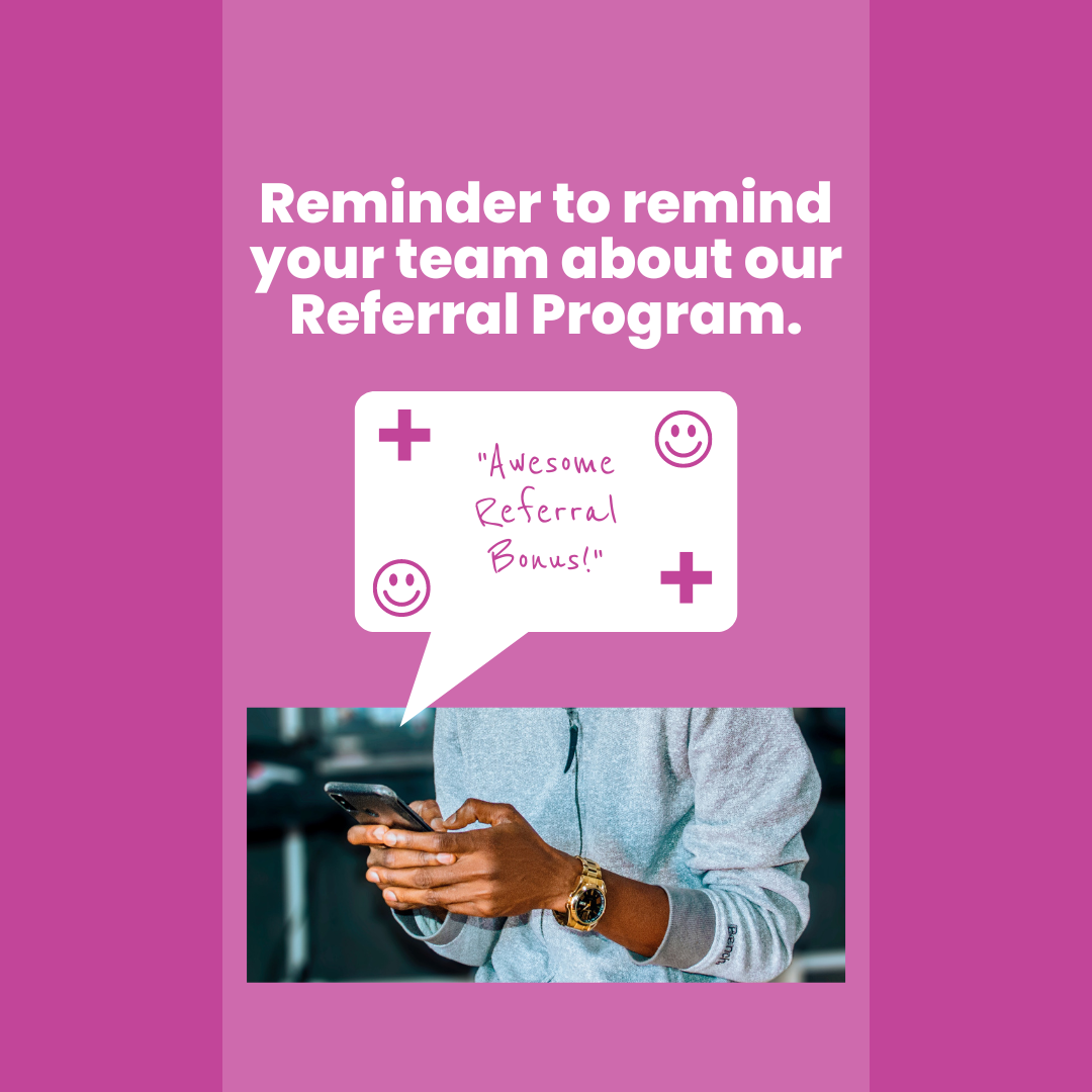 Free Manager Referral Program Reinforcement Communication Templates