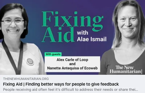 Fixing Aid | Finding better ways for people to give feedback