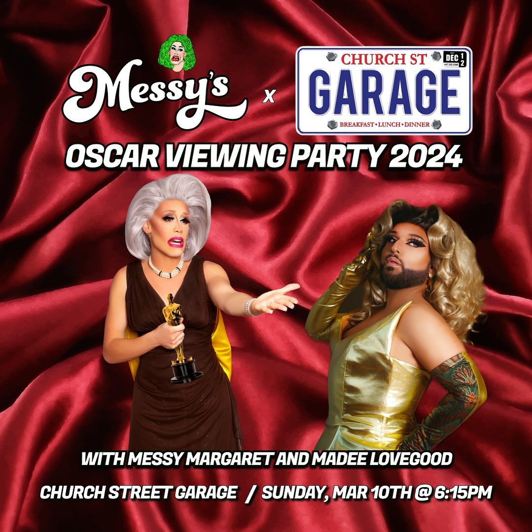 Messy's Oscar Viewing Party 2024 | Queer Events in Toronto | YOHOMO